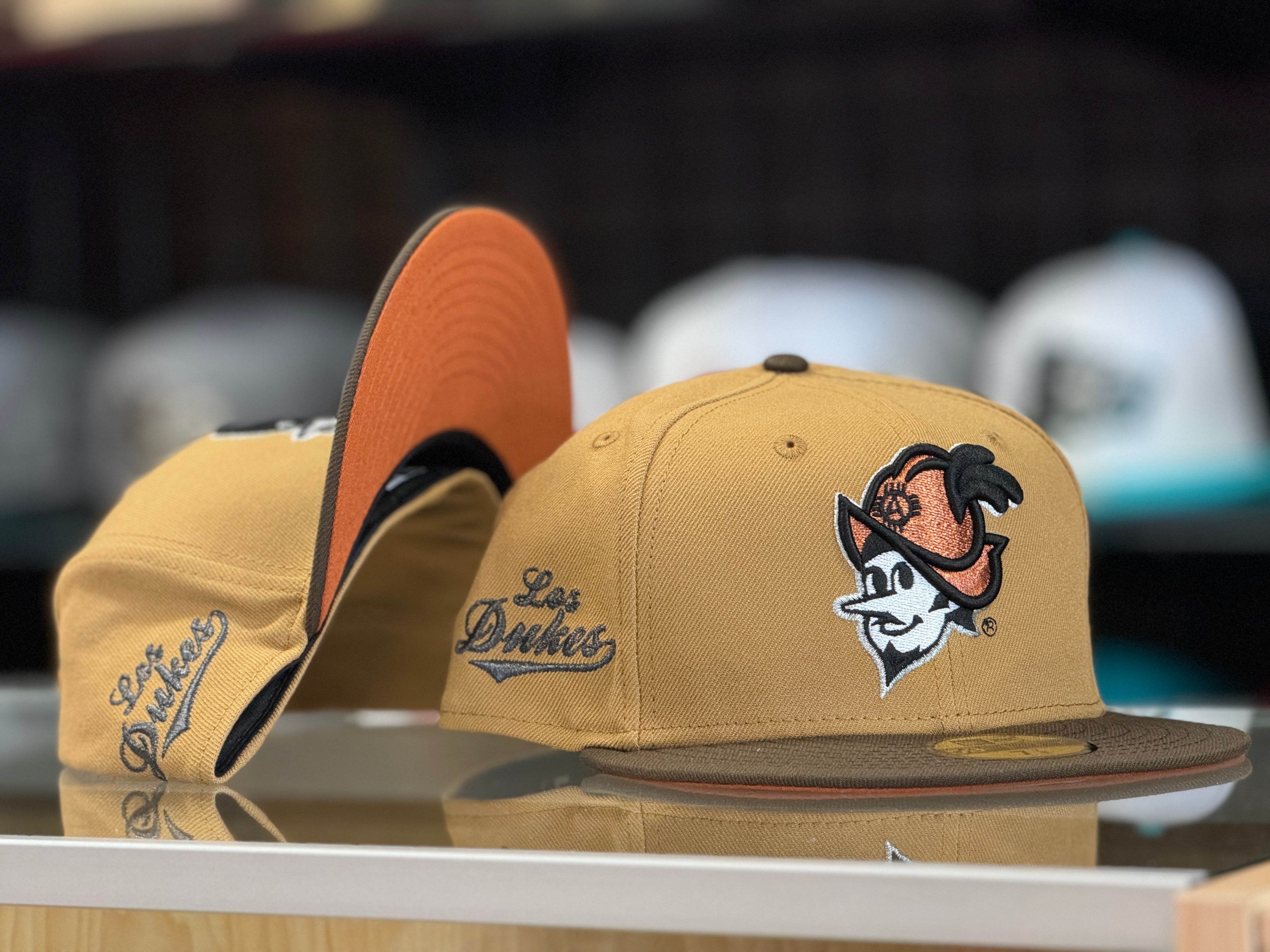 Albuquerque Dukes LOS DUKES Brown, Brown Bill New Era 5950 Copper Duke ...