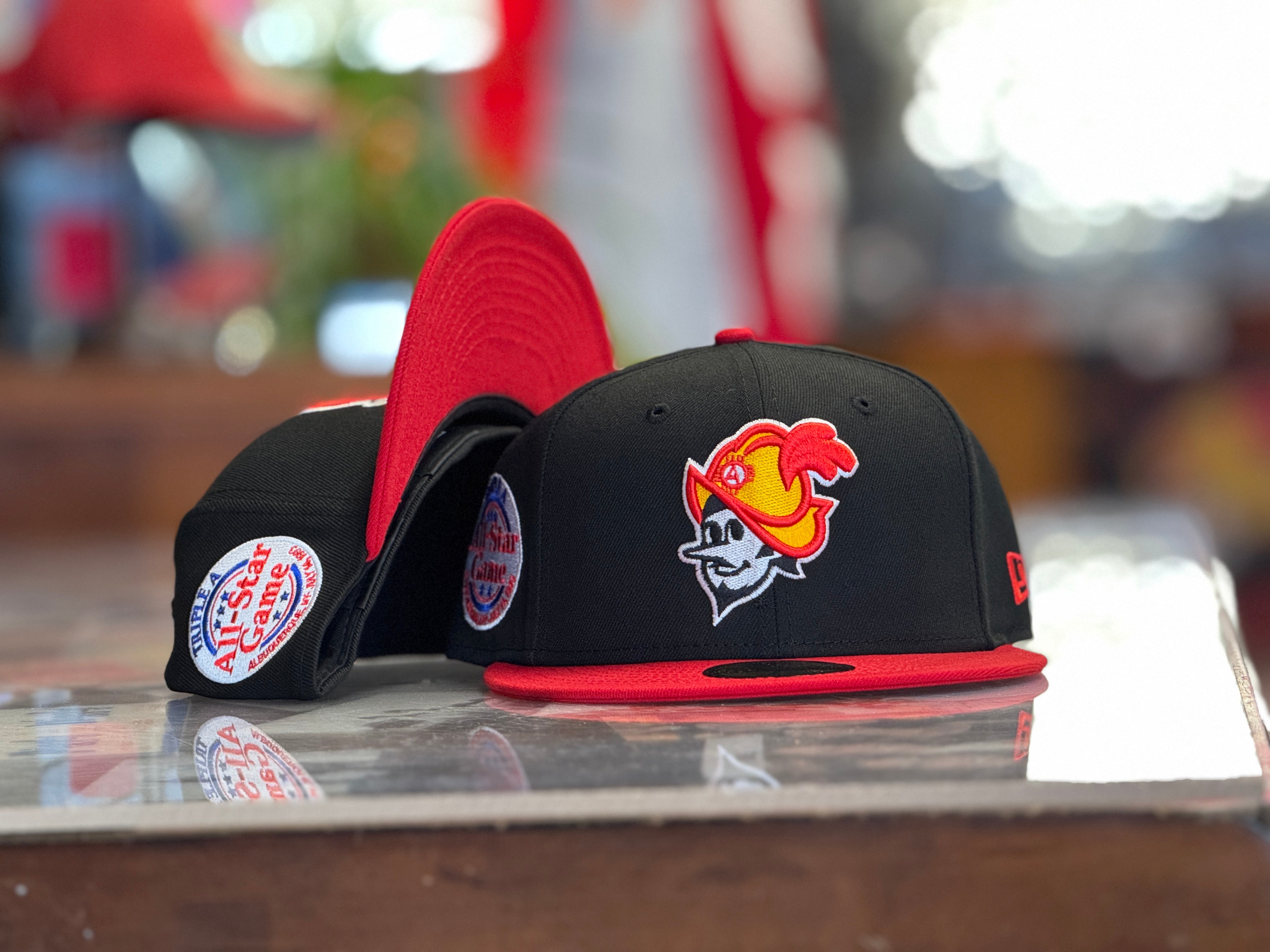 Albuquerque Dukes New Era 5950 Black Red Bill 1993 All-Star Dukes – ABQ ...