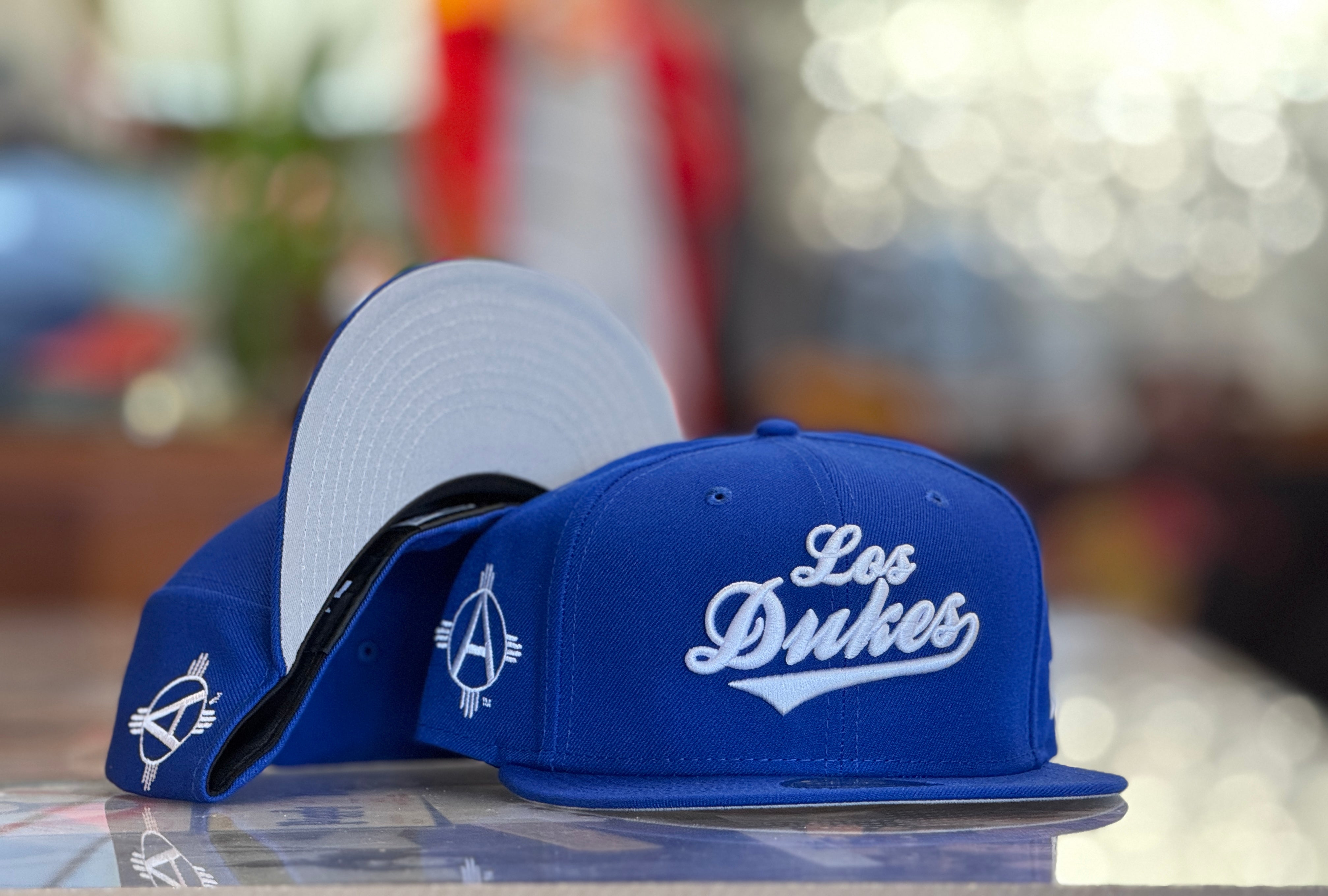 Albuquerque Dukes New Era 5950 Royal Blue Los Dukes Albuquerque – ABQ Dukes