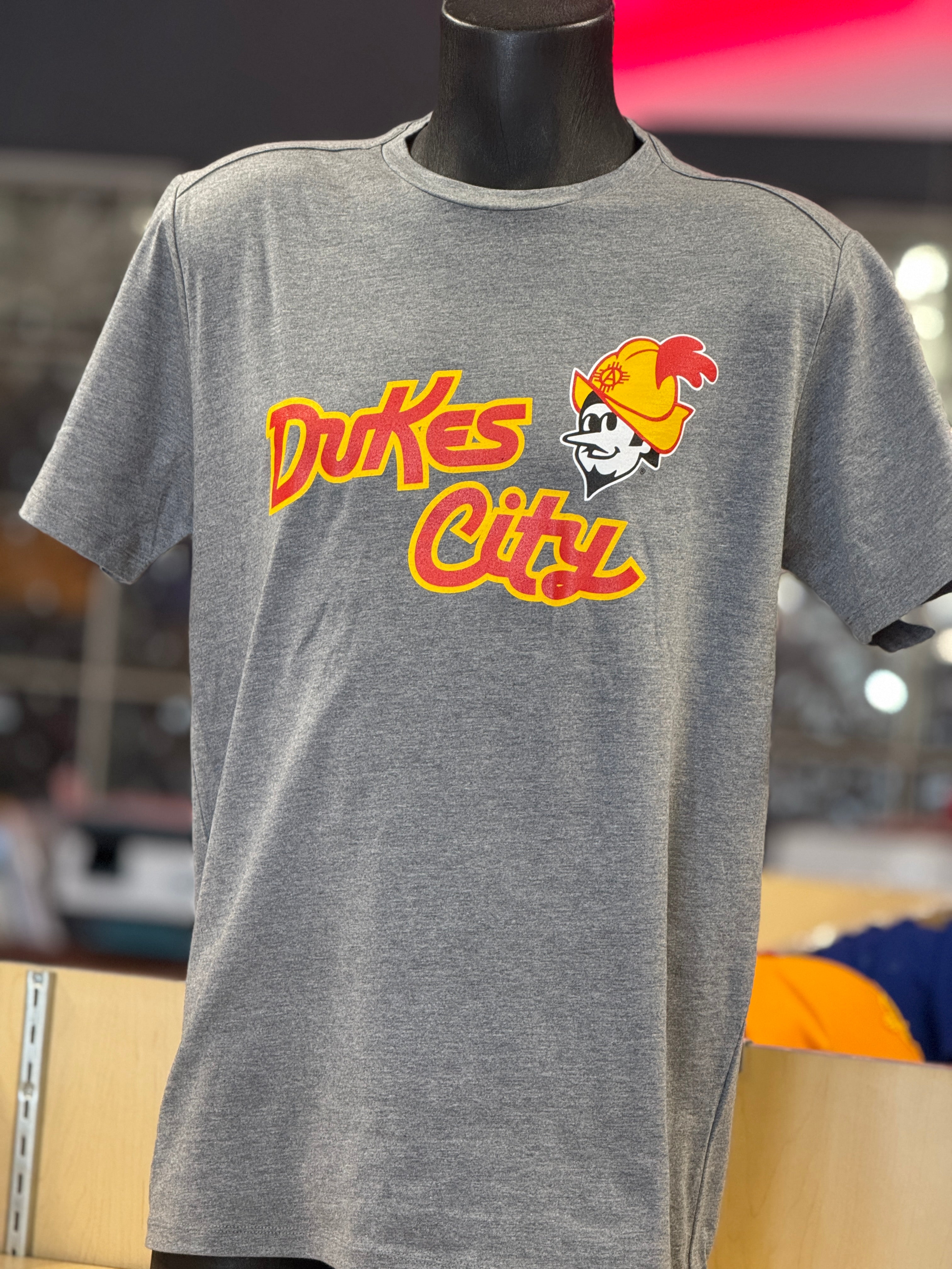 Albuquerque Dukes Gray New Era Dukes City T-Shirt – ABQ Dukes