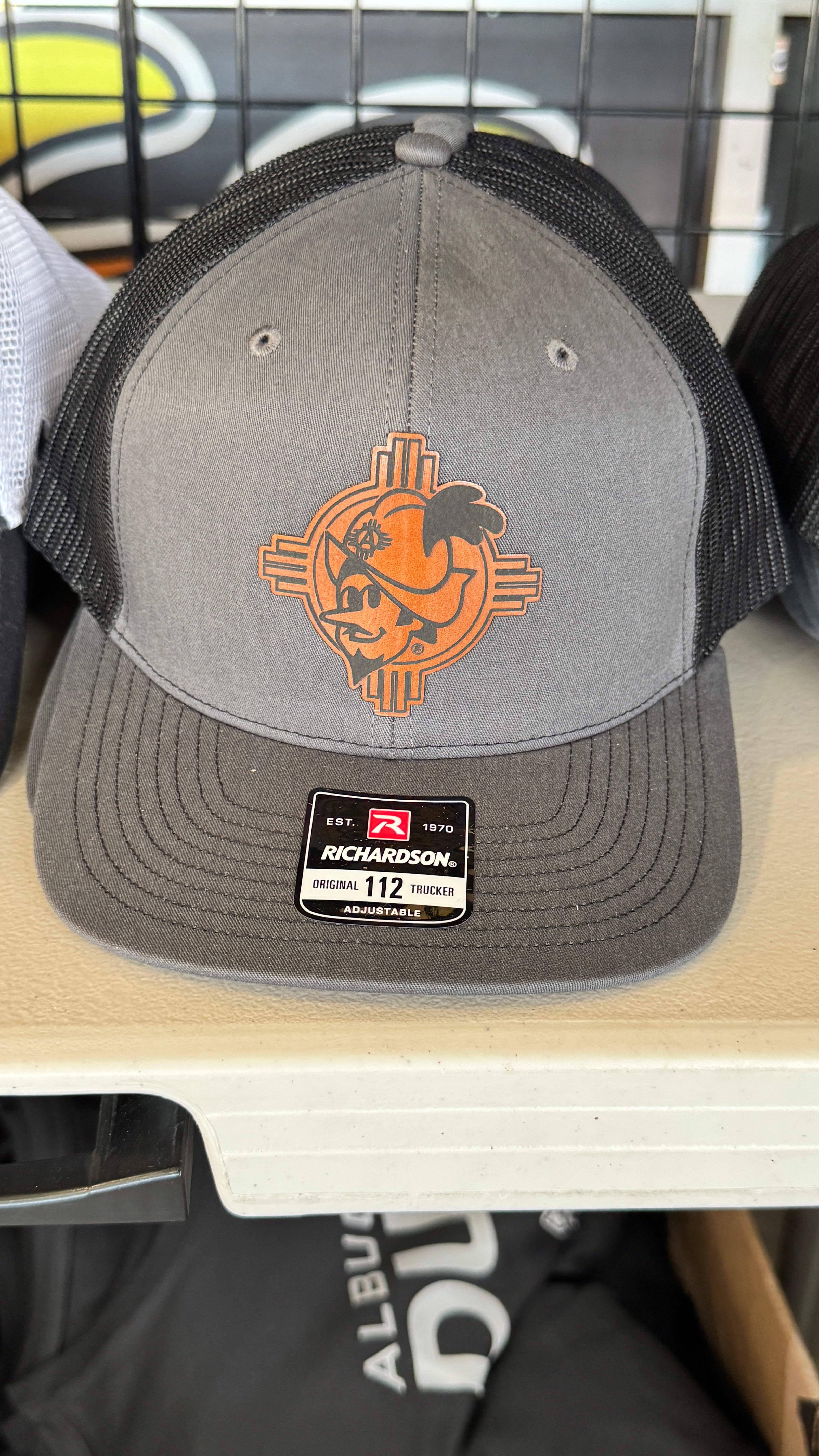 Albuquerque Dukes Charcoal Trucker Zia Dukes Patch – ABQ Dukes