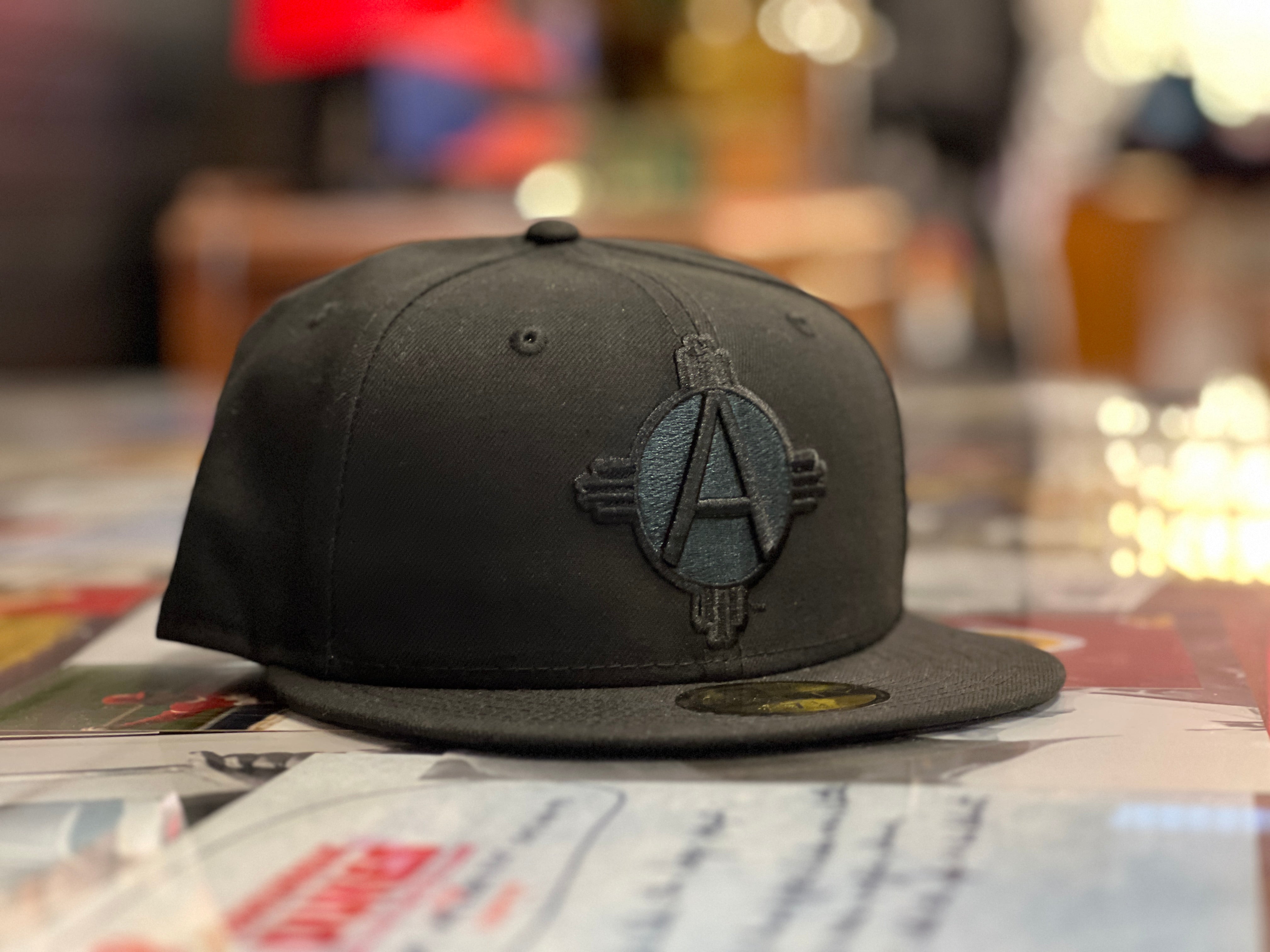 Albuquerque Dukes New Era 5950 Black on Black Zia A – ABQ Dukes