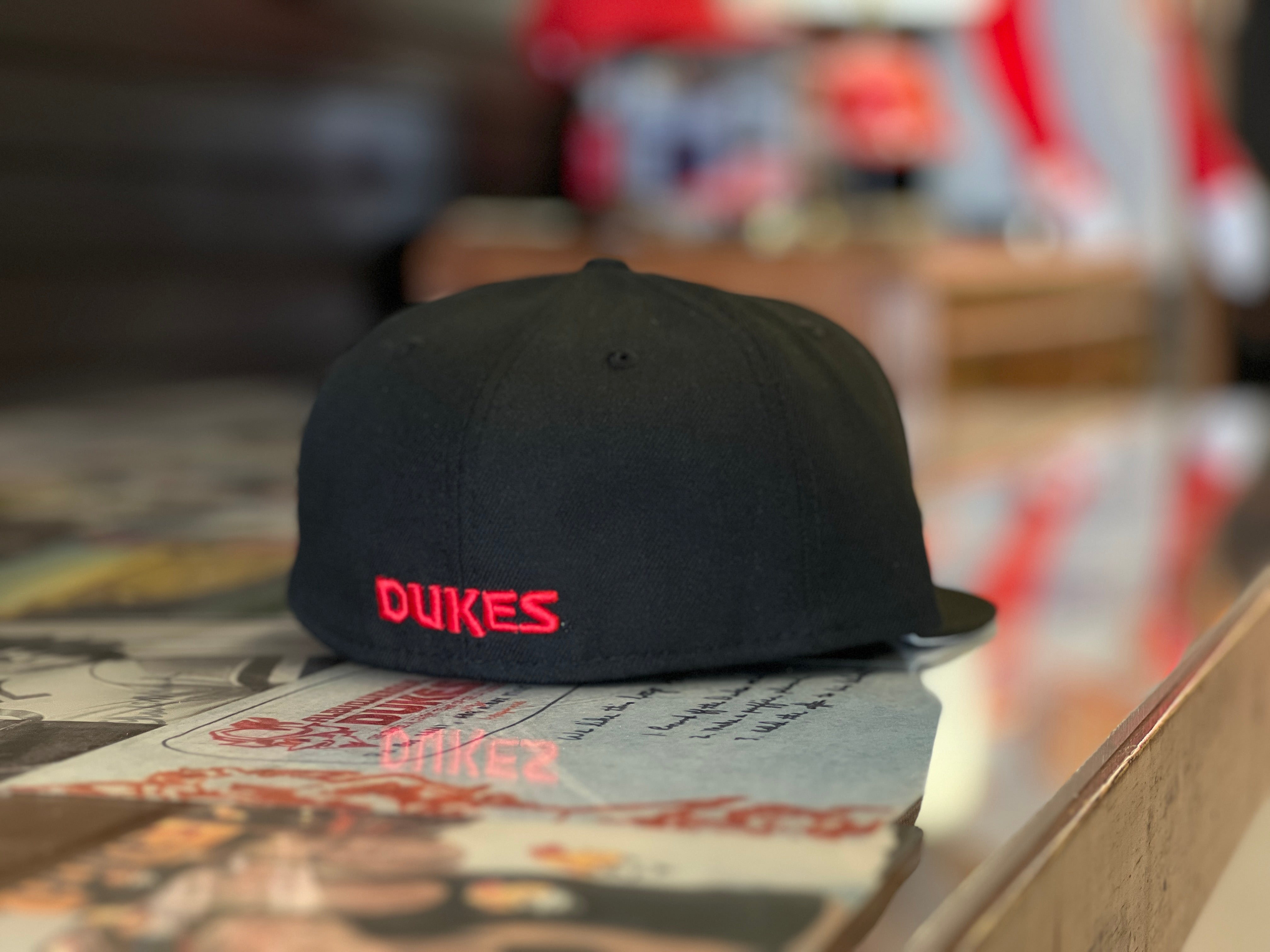 Albuquerque Dukes New Era 5950 Black Color Dukes – ABQ Dukes